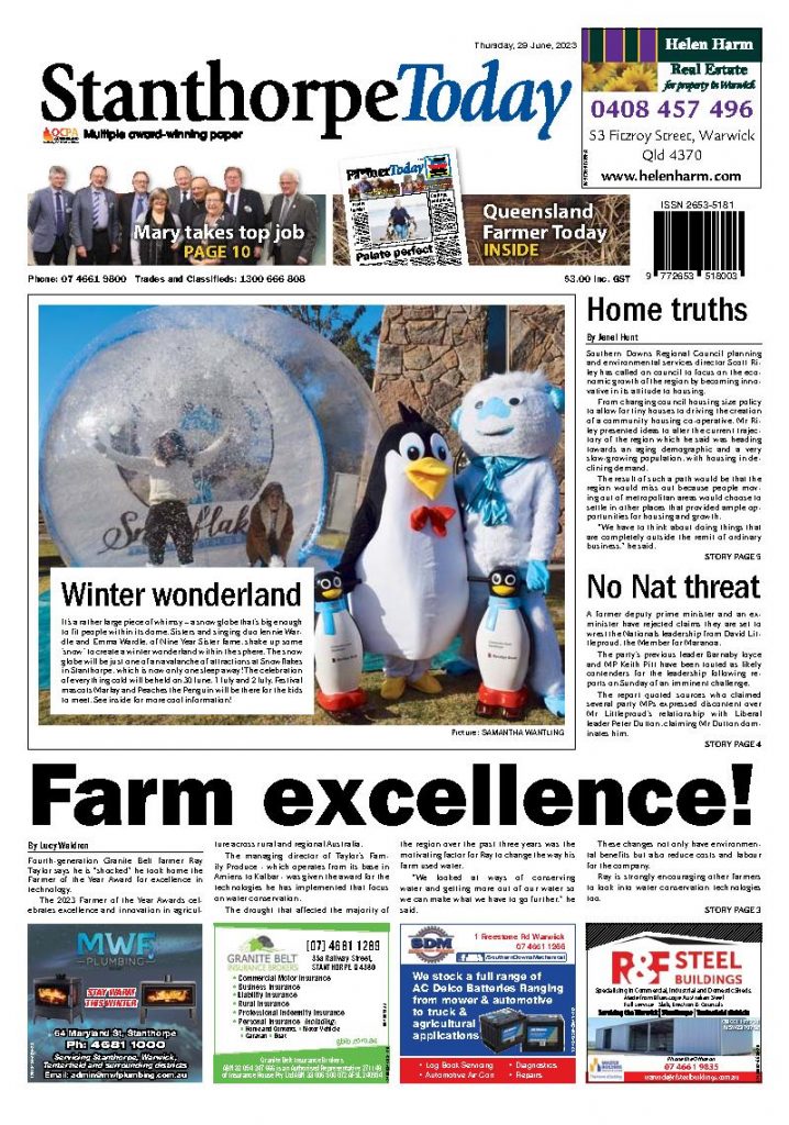 Stanthorpe Today - 29th June 2023 | Stanthorpe Today