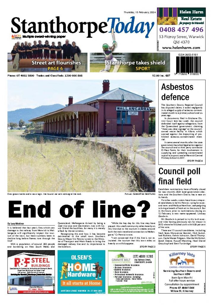 Stanthorpe Today - 15th February 2024 | Stanthorpe Today