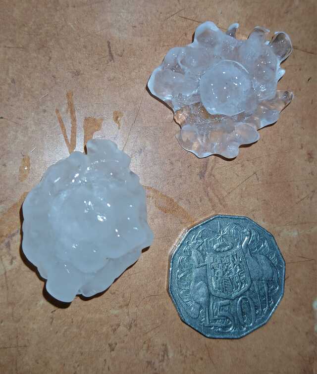 Large hailstones reported as storms roll through Southern Downs ...